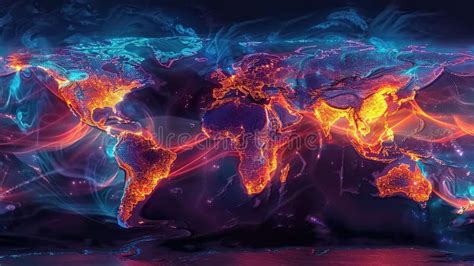 Global Network Connections And Interdependence Stock Illustration Illustration Of Planet
