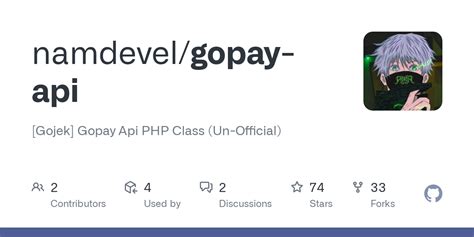 github namdevel gopay api [gojek] gopay api php class un official