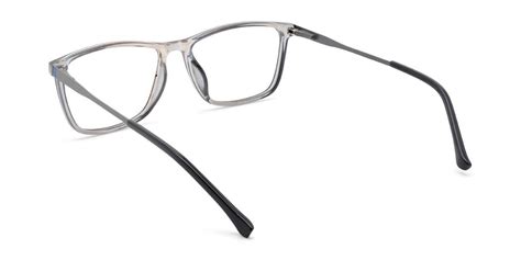 Douglas Rectangle Grey Glasses For Men And Women Lensmart