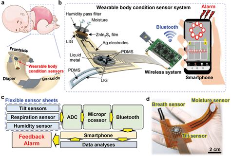 Conceptual Illustration Of The Multimodal Flexible Sensor System For