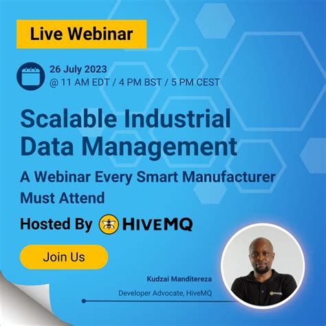Hivemq On Linkedin Hivemq Webinar Scalable Industrial Data Management