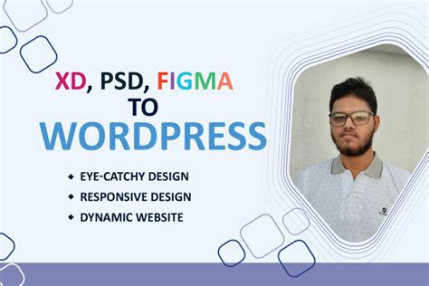 I Will Convert XD PSD And FIGMA Design To A WordPress Website For 50 Freelancer Md Nabil