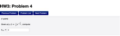solved hw3 problem 4 previous problem problem list next