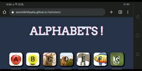 Sanchit Kathpalia On Linkedin Project Html Javascript Css Alphabet Like Github