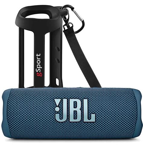 Amazon Com JBL FLIP 6 Waterproof Portable Speaker Bundle With GSport Silicone Sleeve Blue