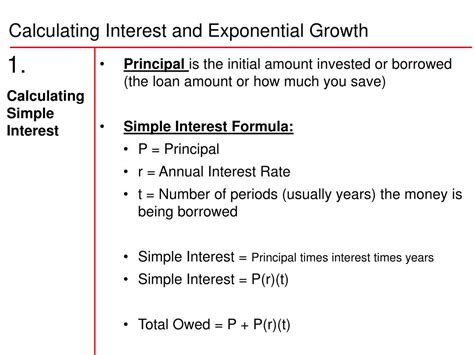 PPT Calculating Simple Interest PowerPoint Presentation Free Download ID