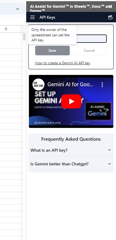 set up your gemini ai api key gemini for workspace gemini ai in