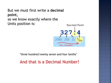 PPT DECIMAL NUMBERS PowerPoint Presentation Free Download ID