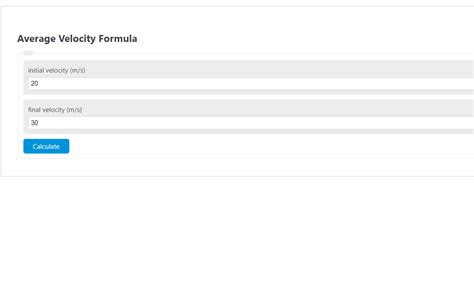 Average Velocity Calculator Calculator Academy