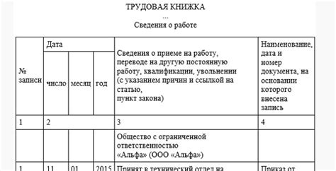 Как внести в трудовую книжку запись об увольнении сотрудника