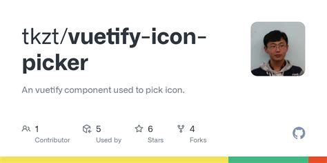 Github Tkzt Vuetify Icon Picker An Vuetify Component Used To Pick Icon