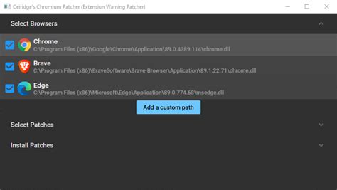 github ceiridge chrome developer mode extension warning patcher ⇒