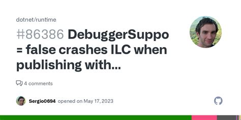 Debuggersupport False Crashes Ilc When Publishing With Nativeaot