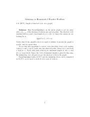 Hw Practice Solutions Pdf Solutions To Homework Practice Problem DPV Length Of