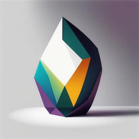 Premium Photo 3d Render Abstract Geometric Shapes With Geometric Figures3d Render Abstract