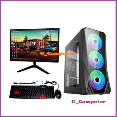 Jual Paket Pc Gaming Intel Core I Ram Gb Vga Gb Led Inch Siap Pakai Shopee Indonesia