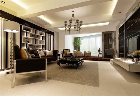 后现代风格家居客厅室内整体布局装潢图片别墅设计图