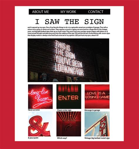 Photo Gallery HTML CSS Assignment On Behance