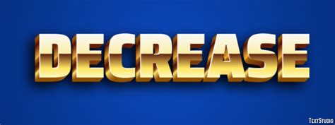 Decrease Text Effect And Logo Design Word