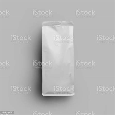 화이트 커피 파우치 거싯 템플릿 평면도 탈기 밸브가 있는 Doypack 배경에 격리된 팩 모형에 대한 스톡 사진 및 기타 이미지