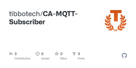 GitHub Tibbotech CA MQTT Subscriber