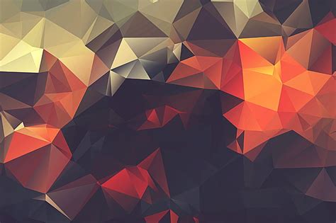 HD Wallpaper Purple Triangle Geometric Abstract Design Shape