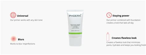 Phoera Makeup Mattifying Primer 24ml Phoera® Cosmetics