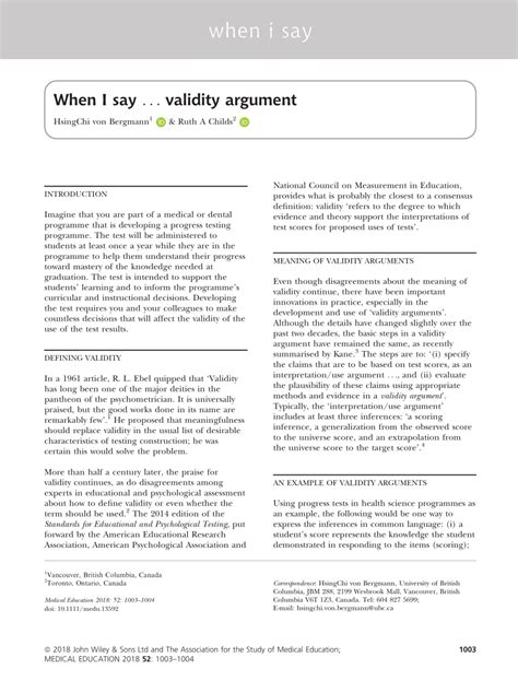 pdf when i say … validity argument