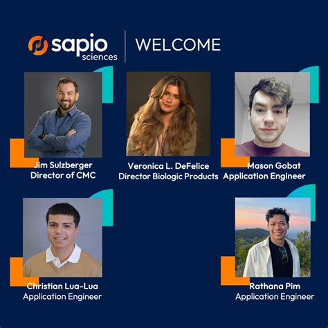 Sapio Sciences On Linkedin New Joiners January In January 2025 Sapio Welcomed No Less Than 5 New…