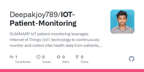 Github Deepakjoy789iot Patient Monitoring Summary Iot Patient