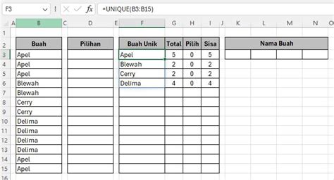 Cara Membuat Dropdown List Dinamis Di Excel Tanpa Makro Panduan