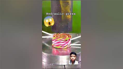 5 Lollipop Vs 150 Ton Hydraulic Press Hydraulicpress Shortvideo