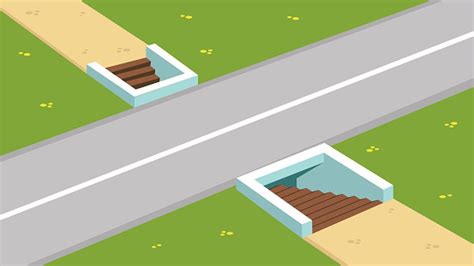 Road And Underpass Vector Clipart Stock Illustration Download Image