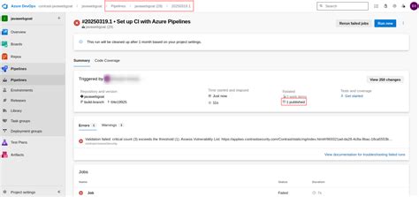 Contrast ADO Pipeline Integration Visual Studio Marketplace