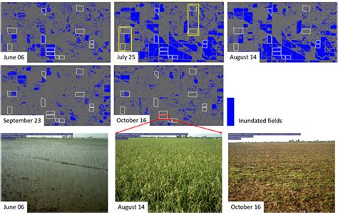 Detected Temporal Inundation Regions Corresponding To The Area In