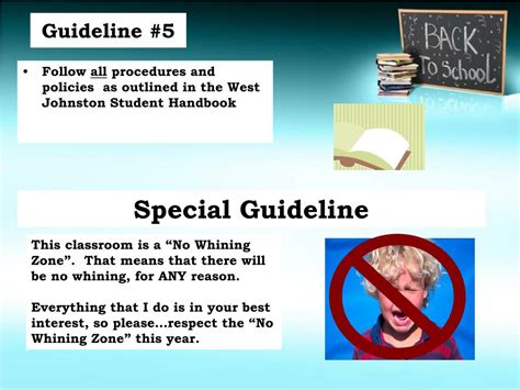 Ppt Classroom Rules And Procedures Powerpoint Presentation Free