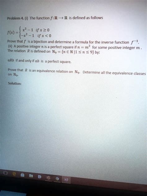solved problem 4 the function f r r is defined as follows f x