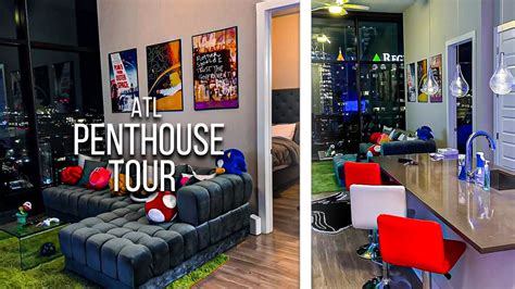 Luxury Penthouse Tour In Atl Youtube