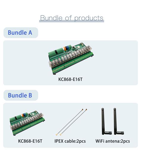 kc868 e16t esp32 tuya din rail relay module smart home automation