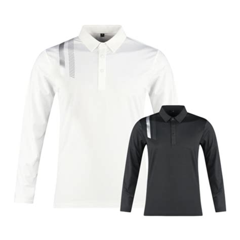 보스케 남성 봄 골프복 골프 카라 무지 캐주얼 상의 긴팔 티셔츠 이랜드몰