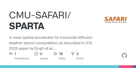 github cmu safari sparta a novel spatial accelerator for horizontal