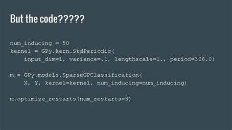 machine learning in python gaussian processes by philip sterne