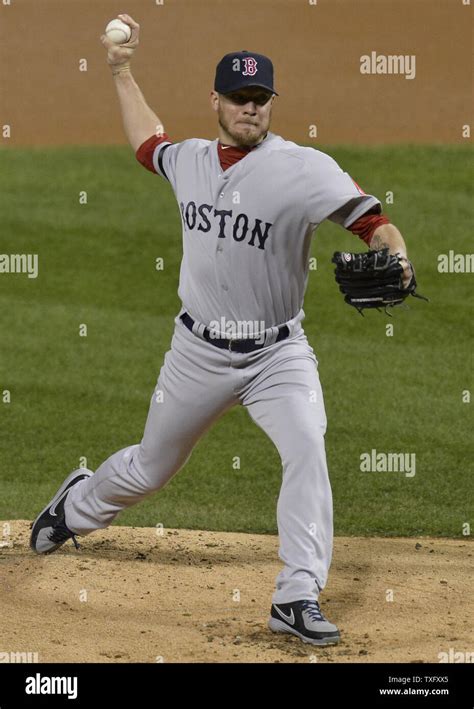 Boston Red Sox Starting Pitcher Jake Peavy Throws Against The St Louis