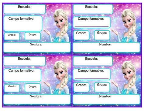 Etiquetas Escolares Recursos Para Docentes Baúl Didáctico