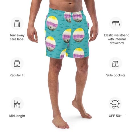 Non Binary Swim Trunks Etsy