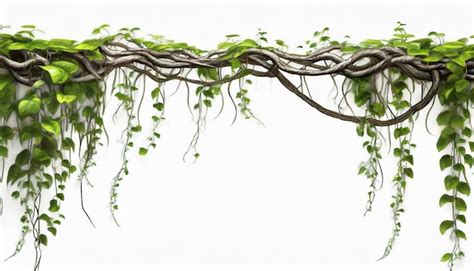 Hanging Plant Backdrop Premium Ai Generated Image