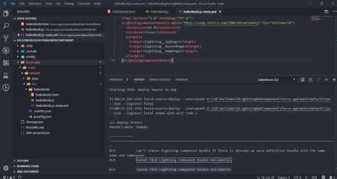 Salesforcedx Lightning Web Component Is Not Getting Deployed From