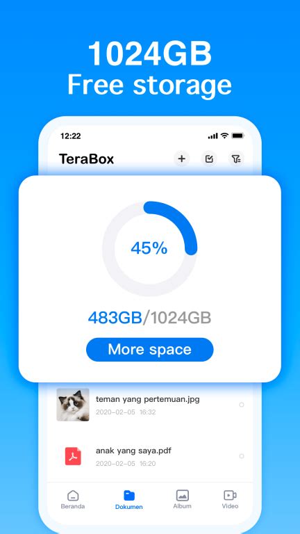 دانلود Terabox 4.3.9 – اپلیکیشن فضای‌ ابری‌ رایگان تراباکس برای اندروید