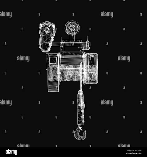 Boom Crane Detail Stock Vector Images Alamy