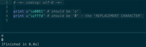 Python Build On Sublime Text Doesn T Print The UFFFD Character Stack Overflow